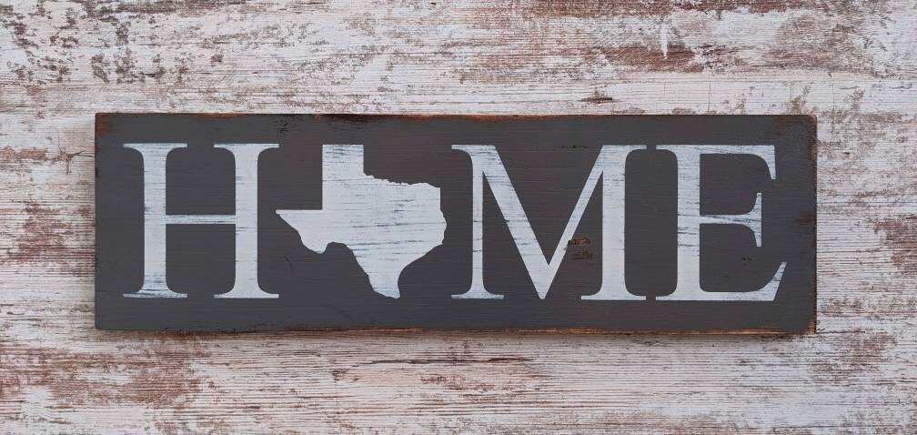 Texas Home Sign. Texas Home Decor. Texas Home Poster. | Etsy