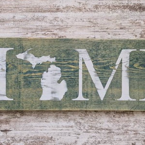Michigan Home Sign. Michigan Home Decor. Michigan Home Poster ...