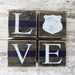 Police Officer Blocks. Police Blocks. Police Officer Gift. Law - Etsy