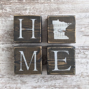 Minnesota Blocks. Love Blocks. Home Blocks. Minnesota Home Sign. Home ...