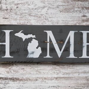 Michigan Home Sign. Michigan Home Decor. Michigan Home Poster ...
