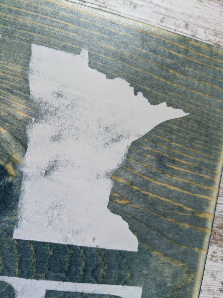 Minnesota Home Sign. State Home Decor. Rustic Home Sign. Rustic Home ...