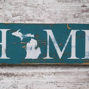 Michigan Home Sign. Michigan Home Decor. Michigan Home Poster ...