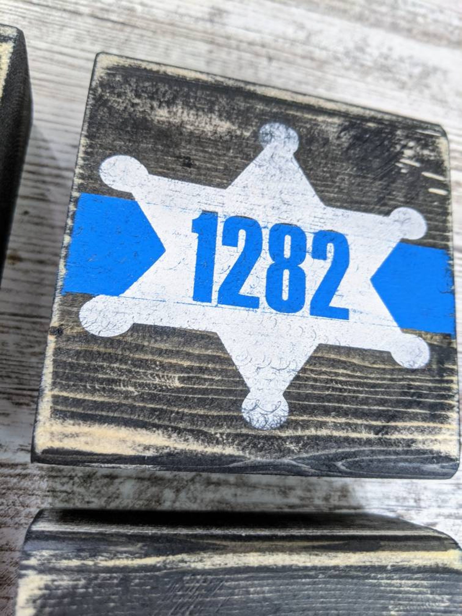 Deputy Blocks. Police Officer Gift. Law Enforcement Blocks. | Etsy