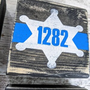 Deputy Blocks. Police Officer Gift. Law Enforcement Blocks. Thin Blue ...