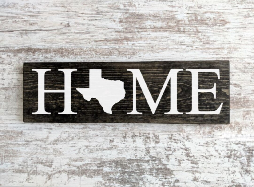 Texas Home Sign. Texas Home Decor. Texas Home Poster. Reclaimed Wood ...