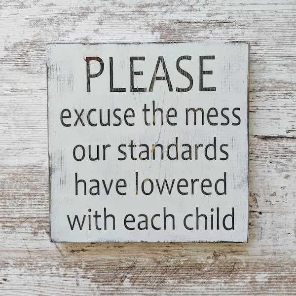 Please Excuse Mess - Etsy