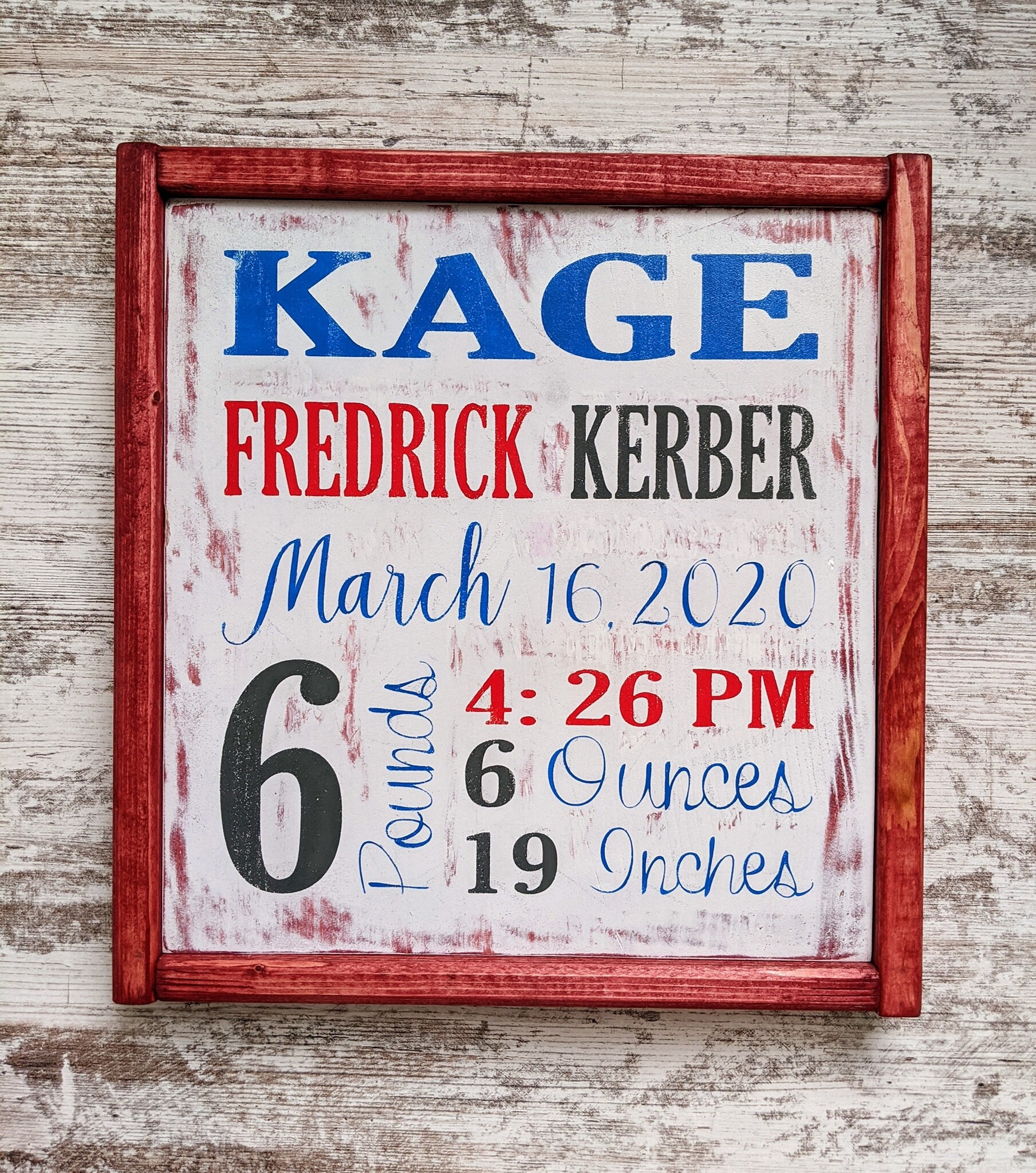 Birth Announcement Sign. Baby Birth Sign. New Born Gift. - Etsy UK