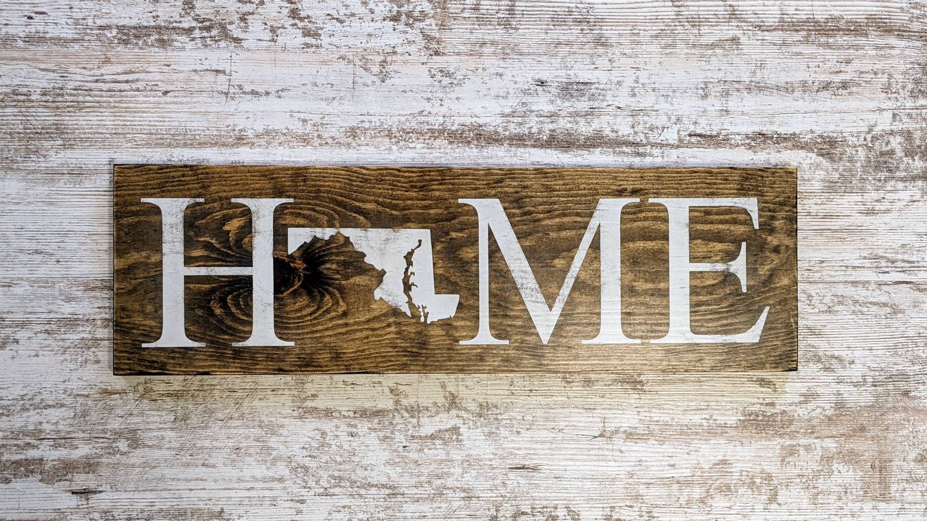 Maryland Home Sign. Maryland State Home Decor. Maryland Gifts. MA Wall ...