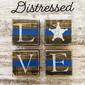 Deputy Blocks. Police Officer Gift. Law Enforcement Blocks. Thin Blue ...