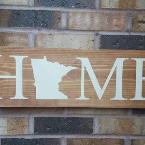 Minnesota Home Sign. Minnesota Home Decor. Minnesota Home Poster ...
