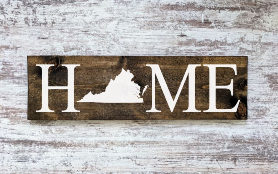 Virginia Home Sign. Virginia Home Decor. Virginia Home Poster ...