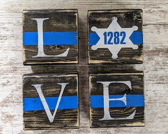 Police Officer Blocks. Police Blocks. Police Officer Gift. Law ...
