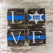 Deputy Blocks. Police Officer Gift. Law Enforcement Blocks. Thin Blue ...