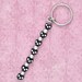Black and Silver Crescent Moon Keychain Womens Teens - Etsy