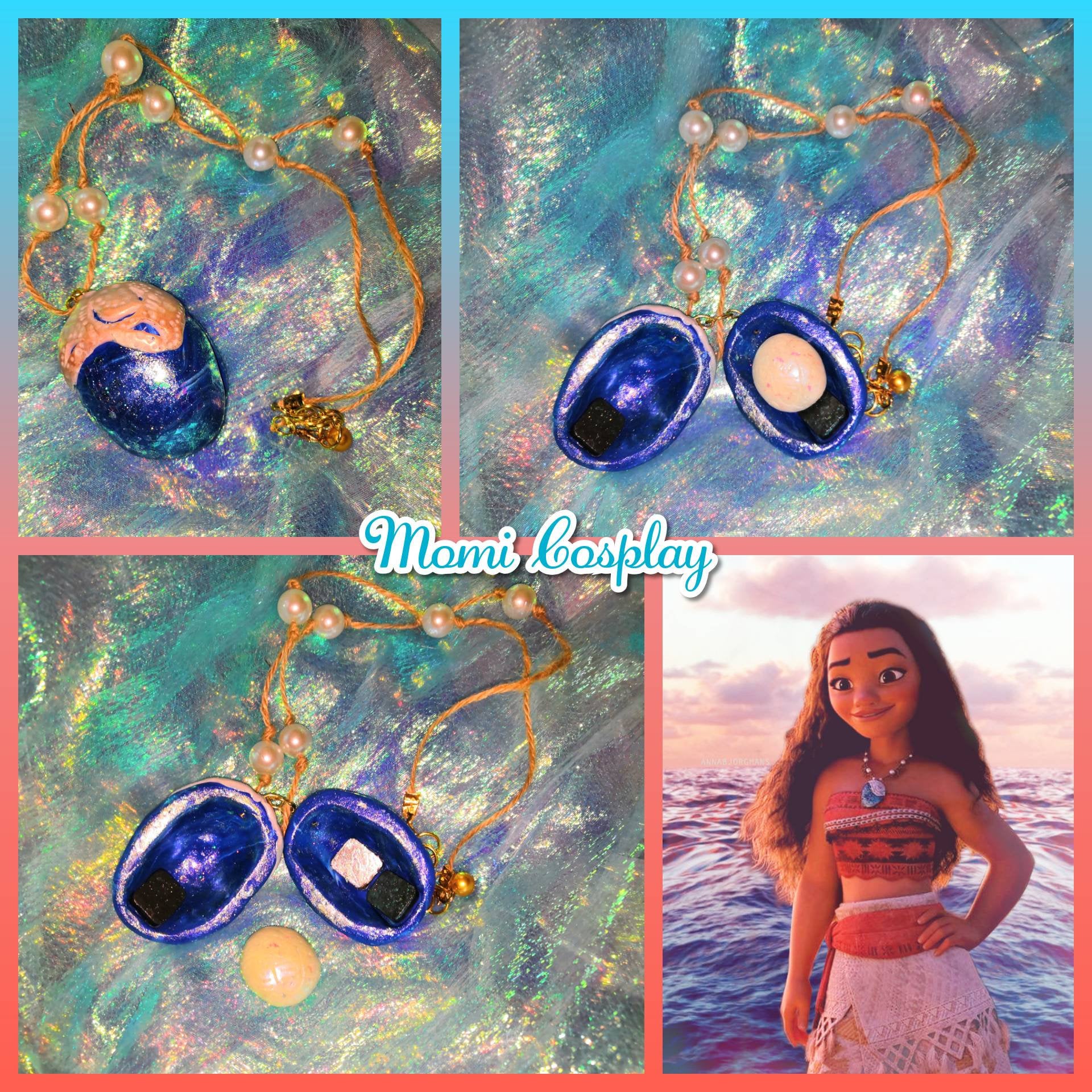Moana Necklace Open/close With Heart of Te Fiti - Etsy