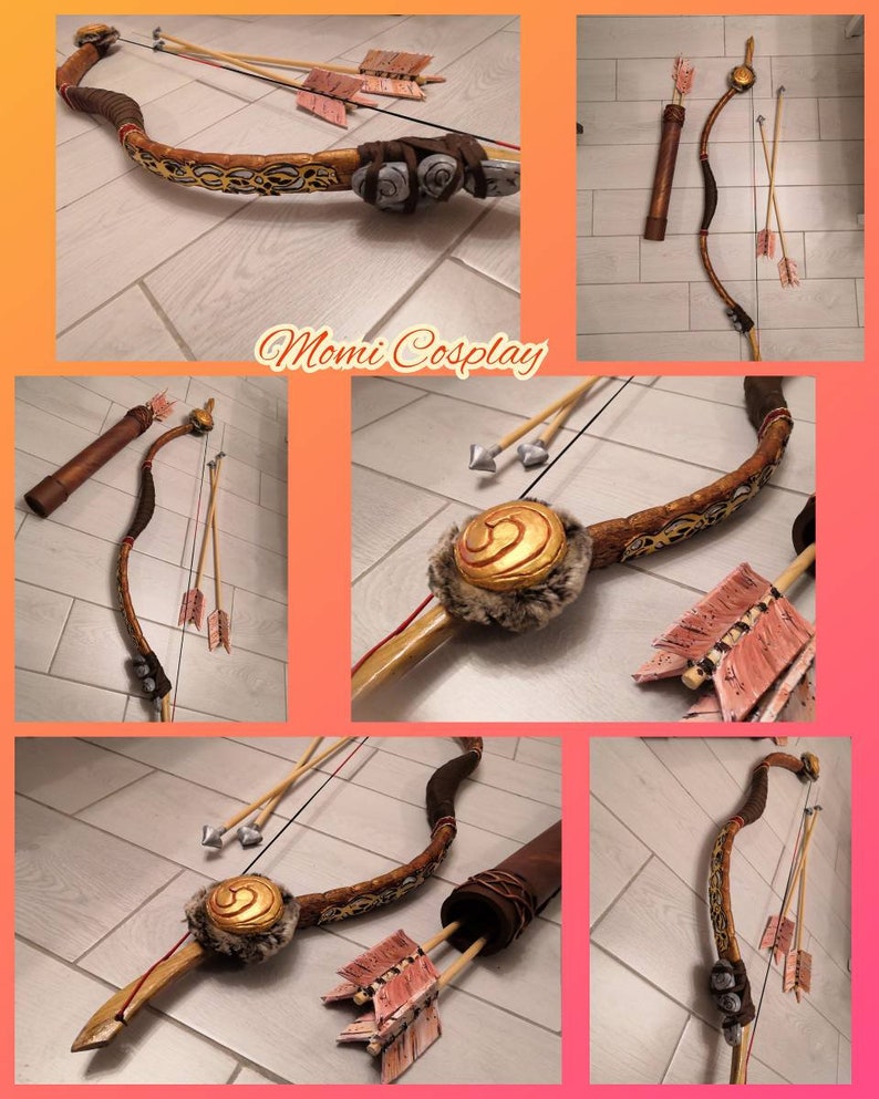 Bow Arrows and Quiver Merida Bow the Brave - Etsy