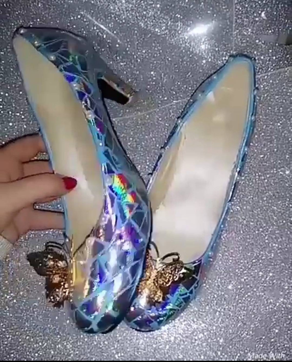 Shoes Cinderella n 39 | Etsy