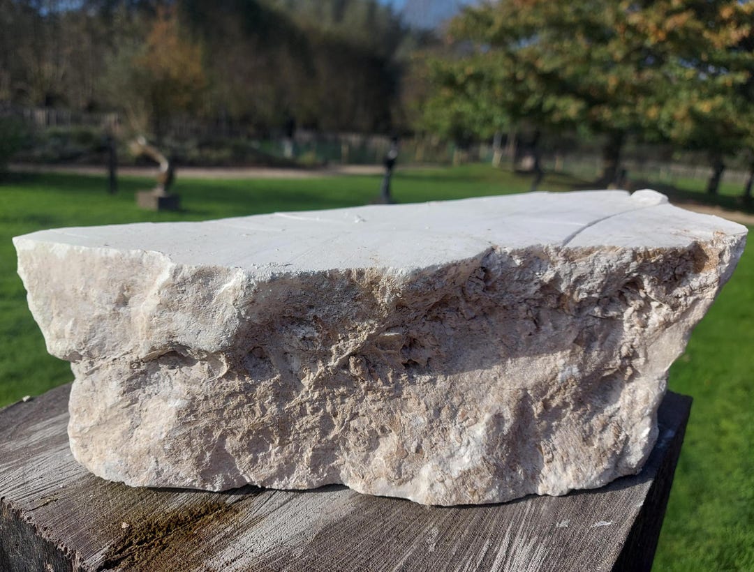 Alabaster Stone, Piece of Stone for Sculpting, White Alabaster, 9 Kg, 1 ...
