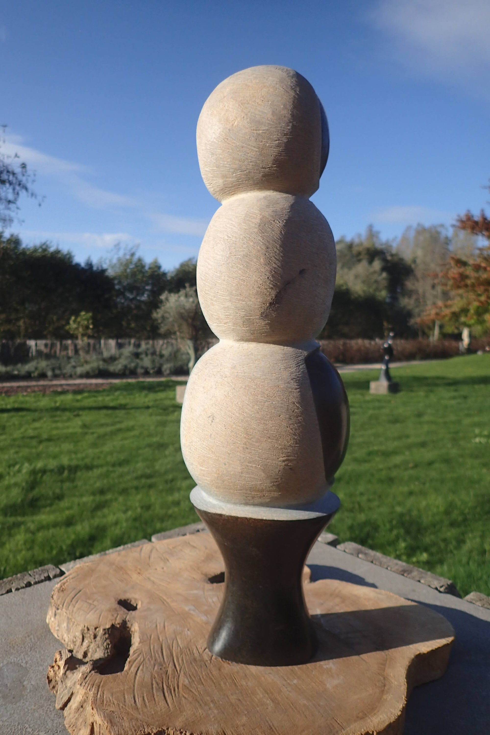 Stone Statue Playful Sculpture Differen Heads or Faces Piled - Etsy