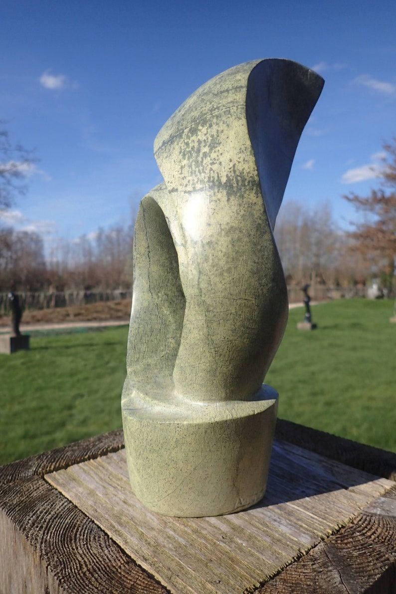 Abstract Sculpture Abstract Flower Stone Sculpture - Etsy