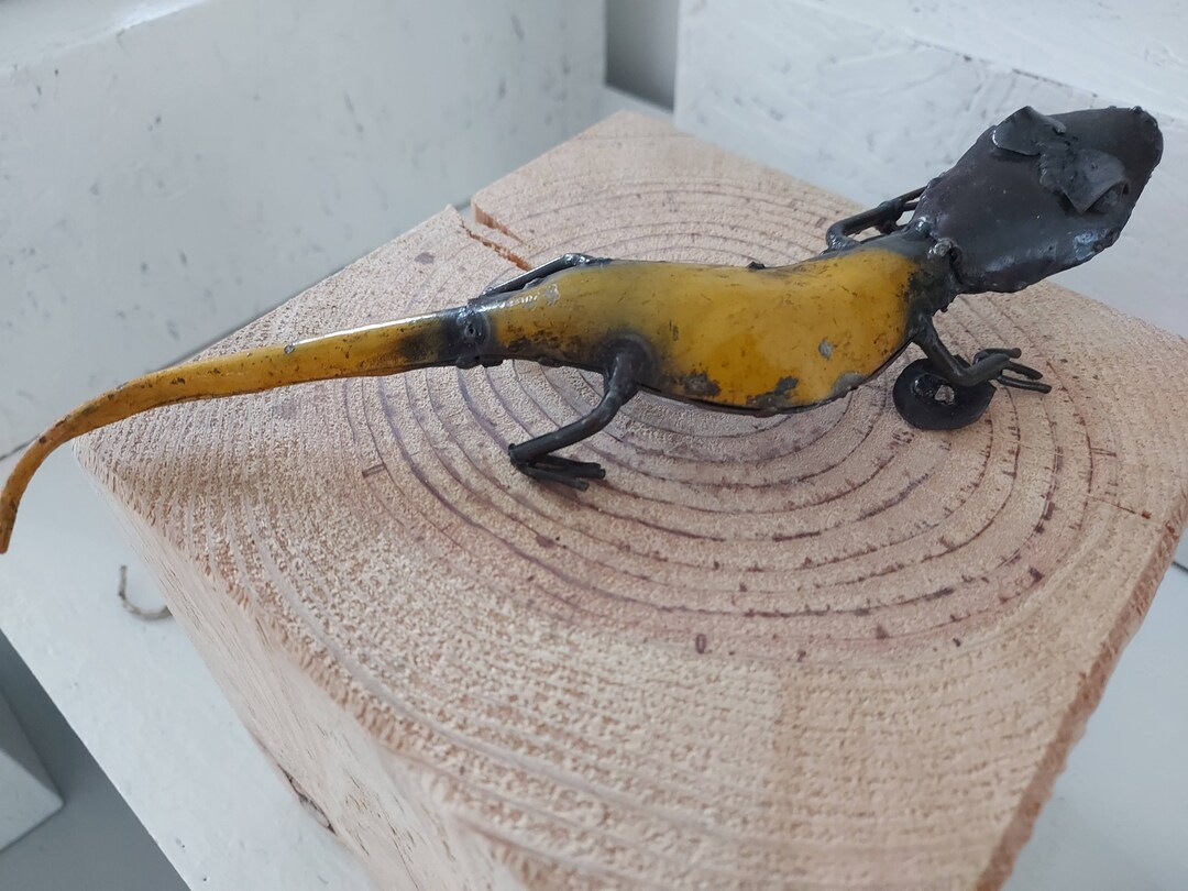 Metal Salamander, 3 Pieces Wall Decoration for Indoors or Outdoors, Set ...