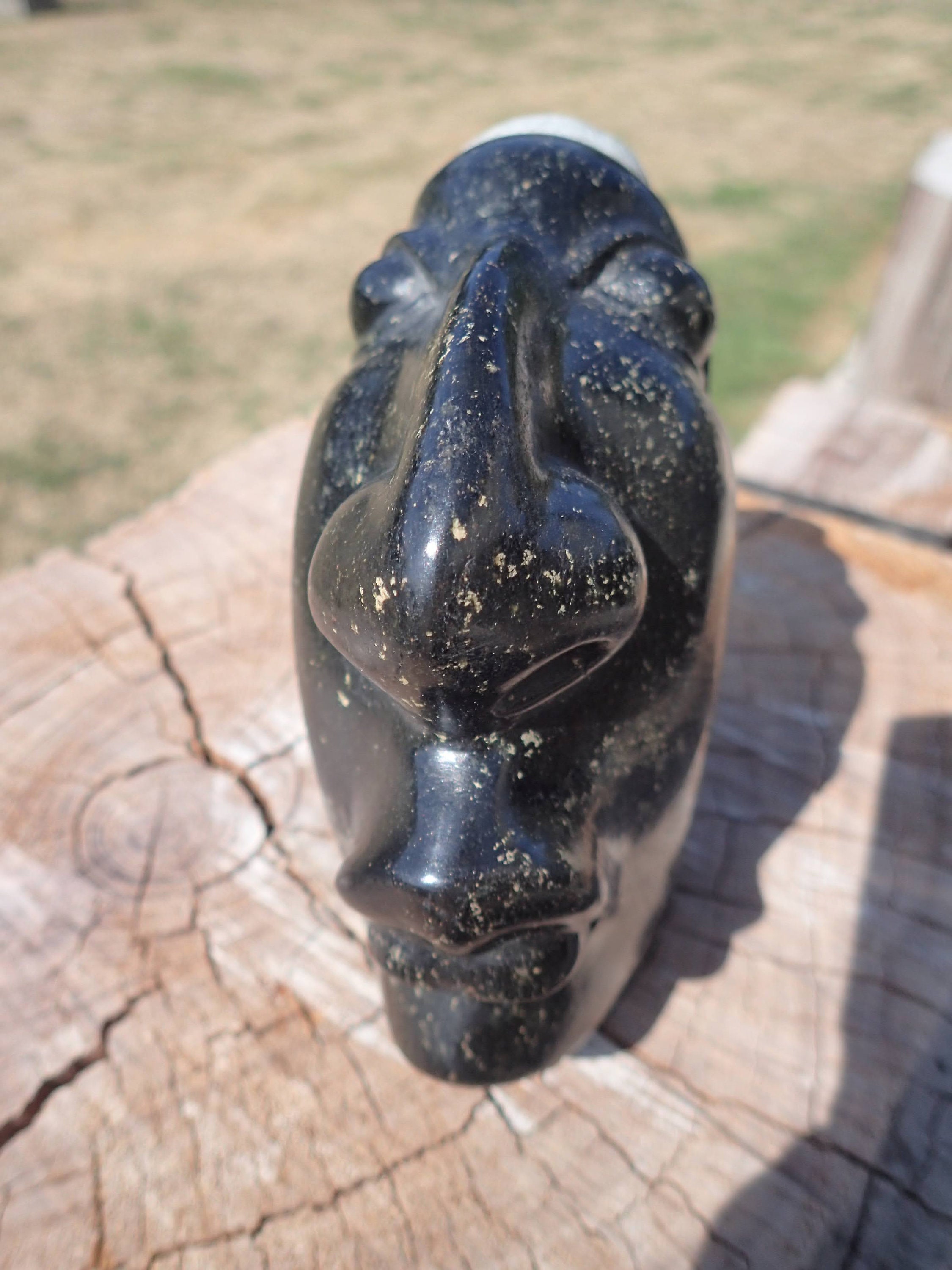African Face Creation Stone Sculpture Fairtrade Zimbabwe - Etsy