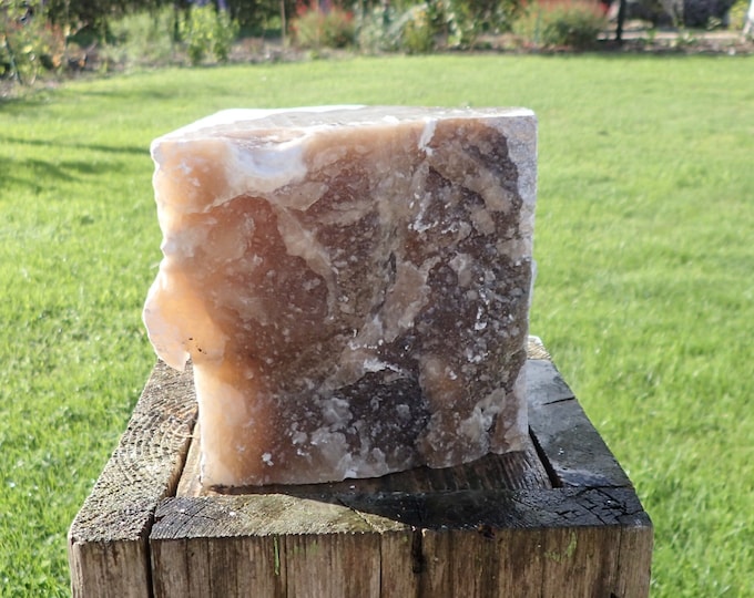 Alabaster Stone, Piece of Stone for Sculpting, Caramel Coloured ...