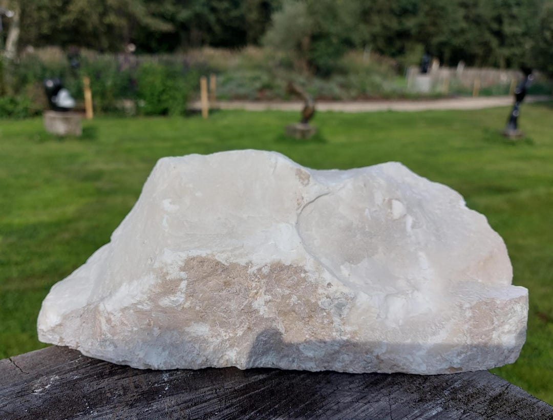 Alabaster Stone, Piece of Stone for Sculpting, White Alabaster, 5 Kg, 1 ...