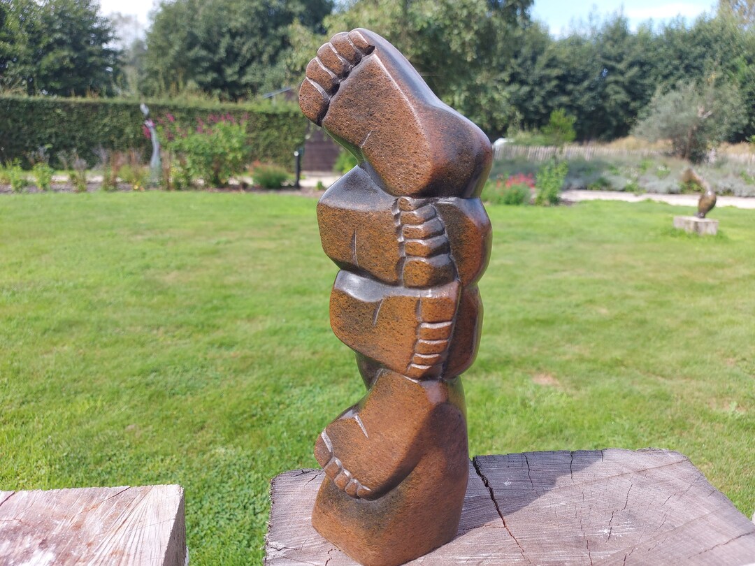 Stone Statue Feet, happy Feet, Made of 1 Stone, Shona Art Zimbabwe ...