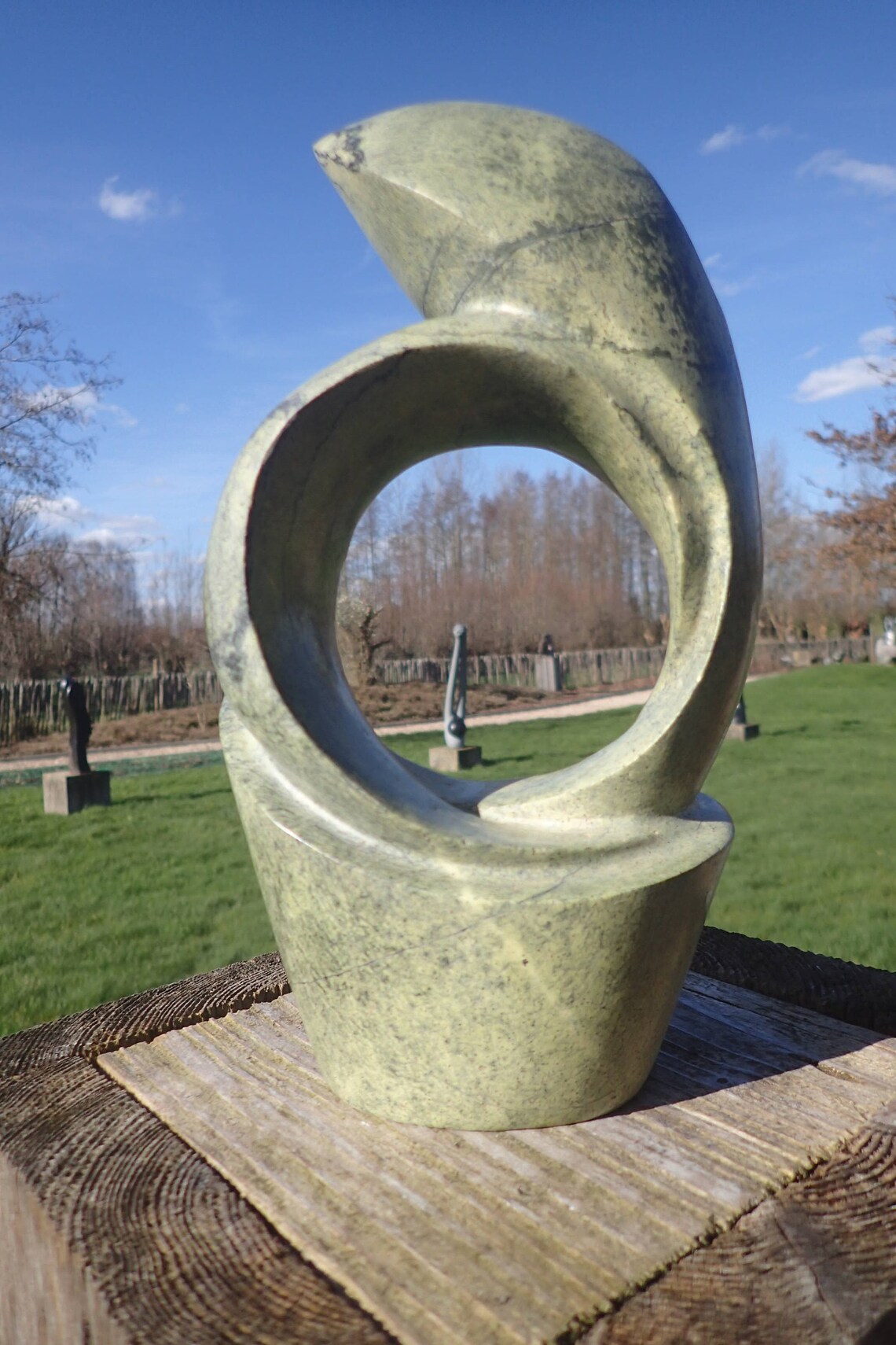 Abstract Sculpture Abstract Flower Stone Sculpture - Etsy