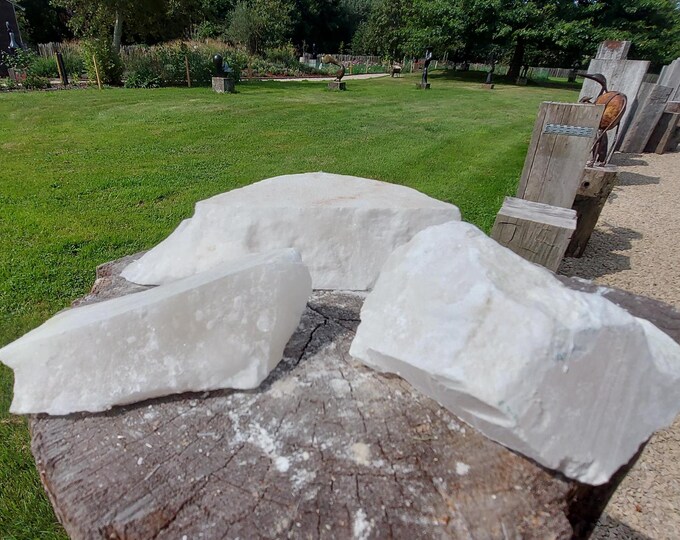 Small Pieces of Alabaster, 3 Different Types, Sample Set, for Small ...