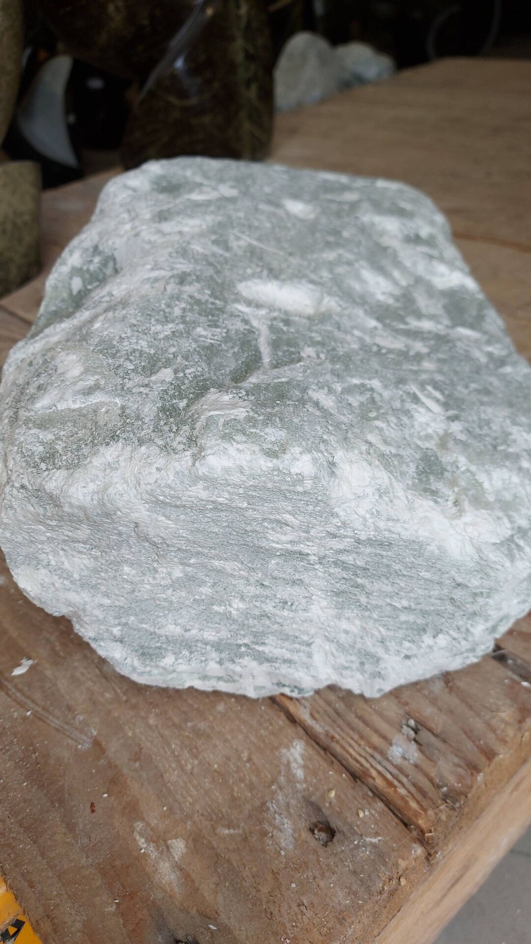 1 Block of Lime Soapstone,5 to 7 Kg Steatite Rock, Soft Stone for ...