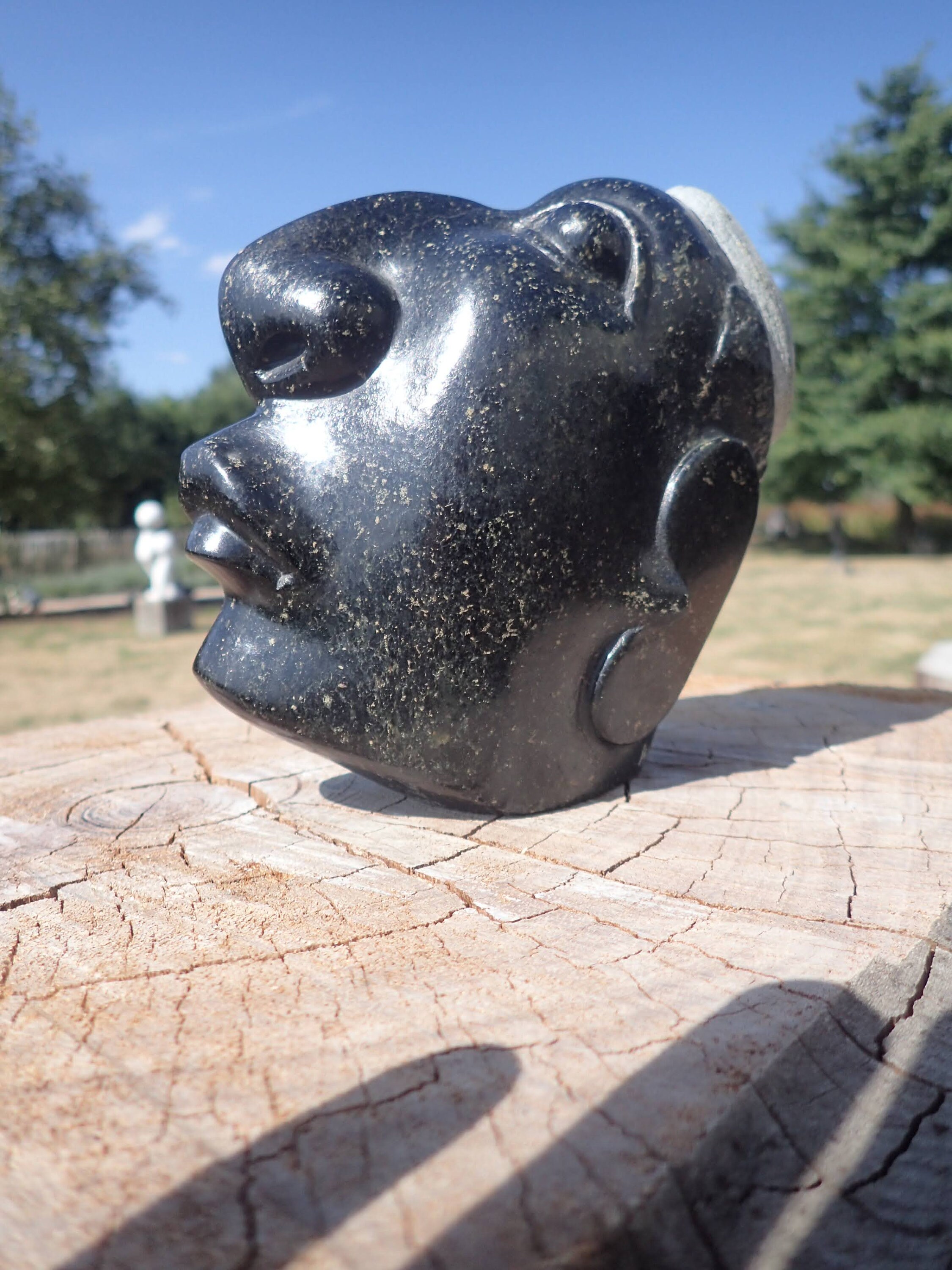 African Face Creation, Stone Sculpture, Fairtrade Zimbabwe, Shona-art ...