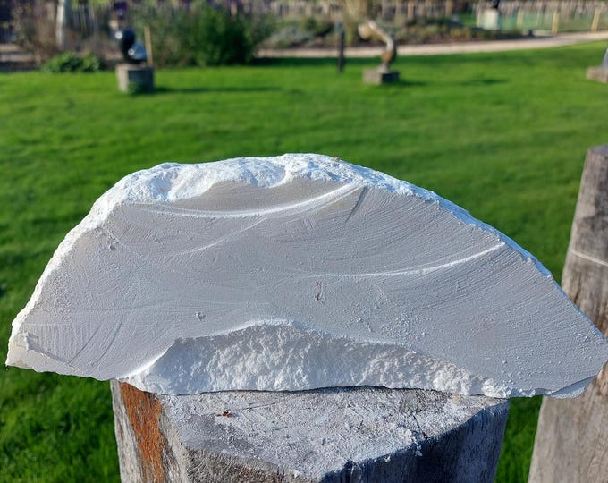 White Alabaster Stone, Piece of Stone for Sculpting, 5 Kg, 1 Piece of ...