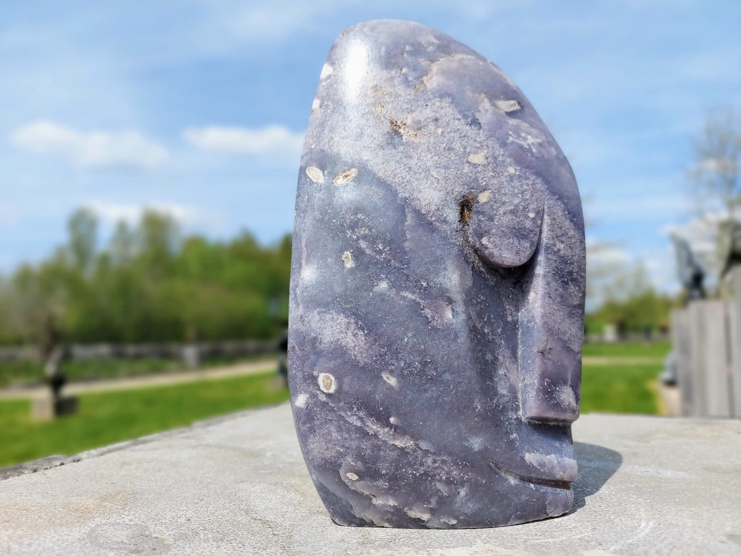 African Face Creation Stone Sculpture Fairtrade Zimbabwe - Etsy