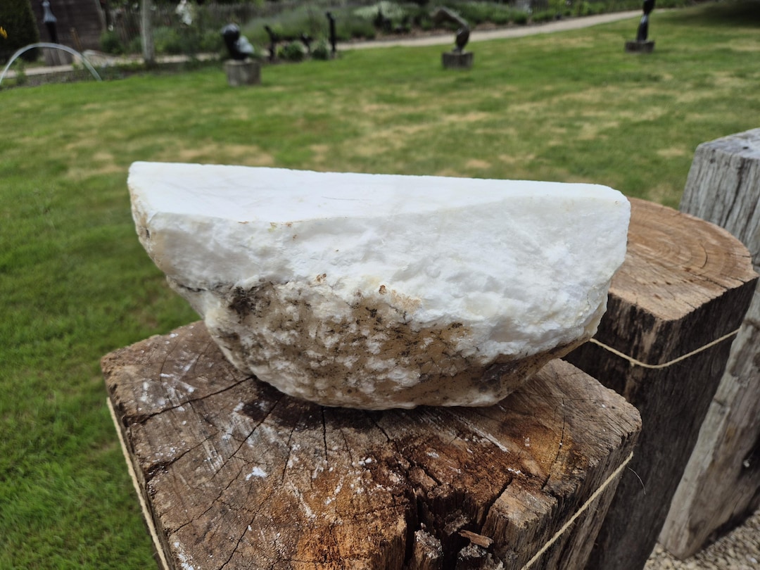 Alabaster Stone, Piece of Stone for Sculpting, White Alabaster, 9.5 Kg ...