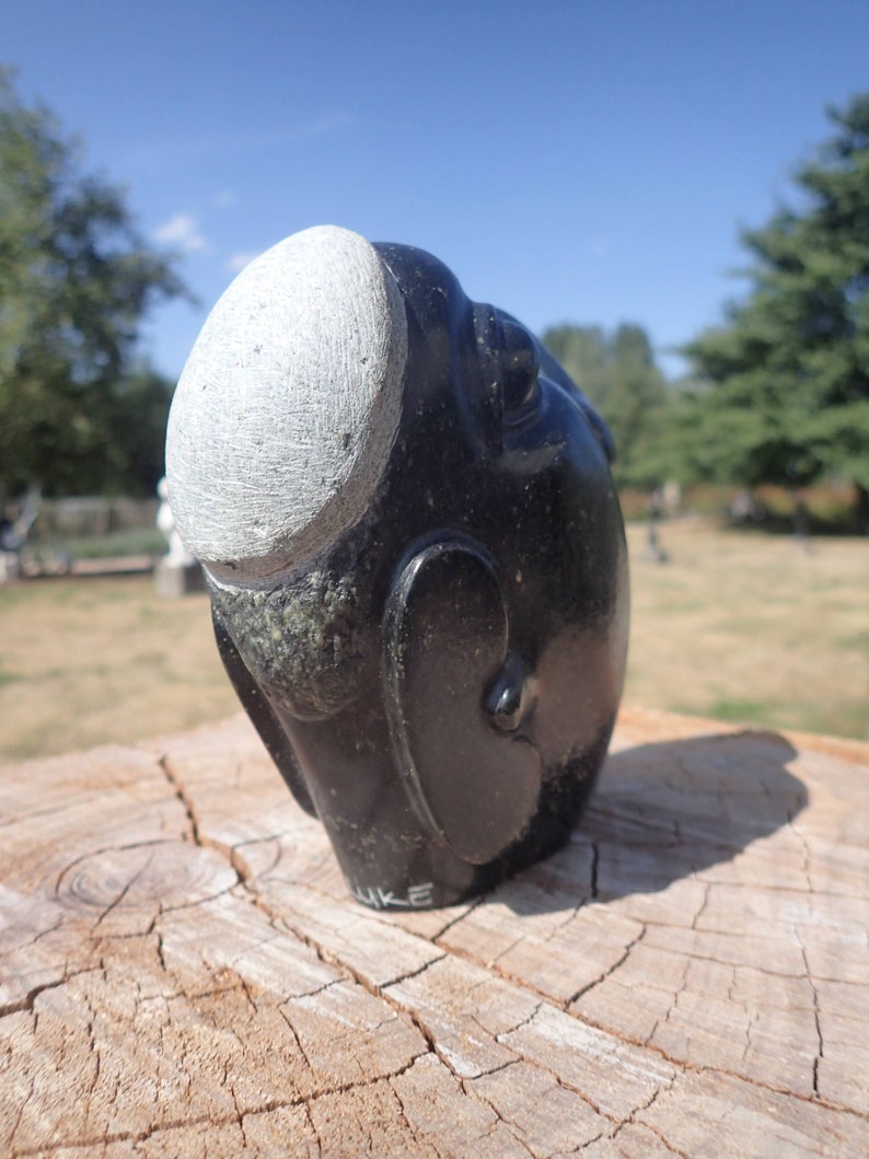 African Face Creation, Stone Sculpture, Fairtrade Zimbabwe, Shona-art ...