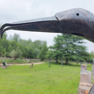 Cormorant Made From Recycled Metal, Handmade in Zimbabwe, Height 60 Cm ...