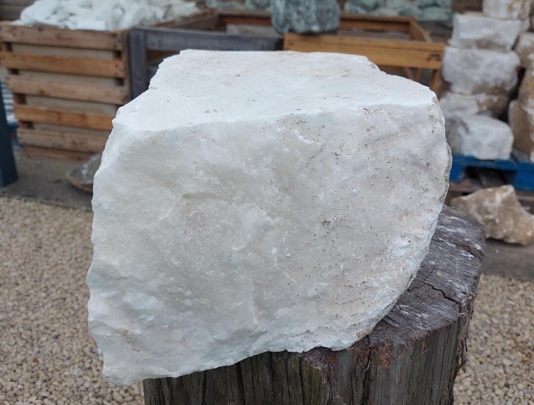 Alabaster Stone, Stone for Sculpting, White Alabaster, Approx. 15 Kg ...