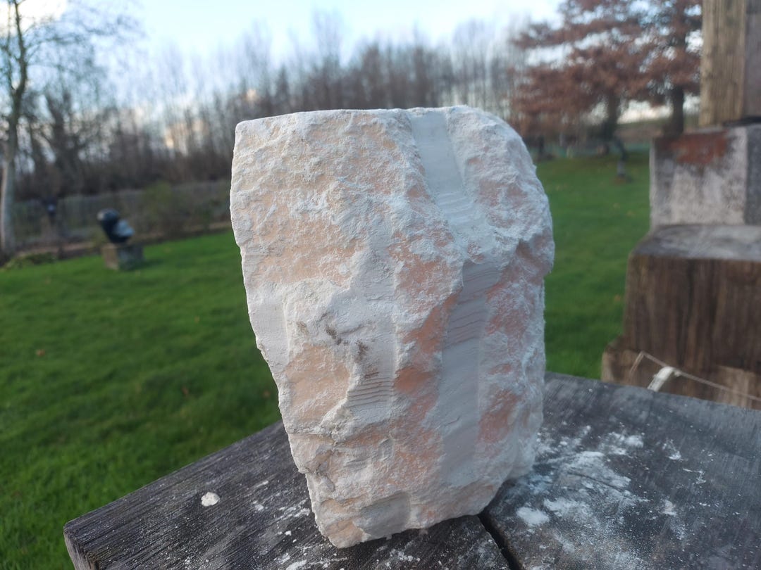 Alabaster Stone, Piece of Stone for Sculpting, Pink Alabaster, 6 Kg, 1 ...
