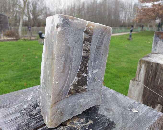 Alabaster Stone, Piece of Stone for Sculpting, Caramel Coloured ...