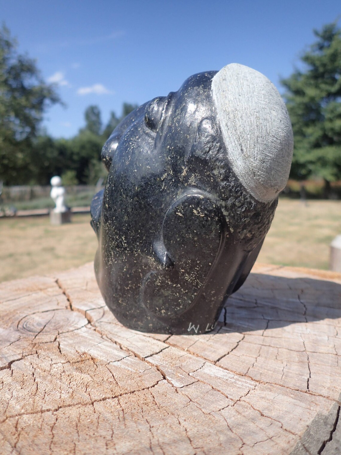 African Face Creation, Stone Sculpture, Fairtrade Zimbabwe, Shona-art ...
