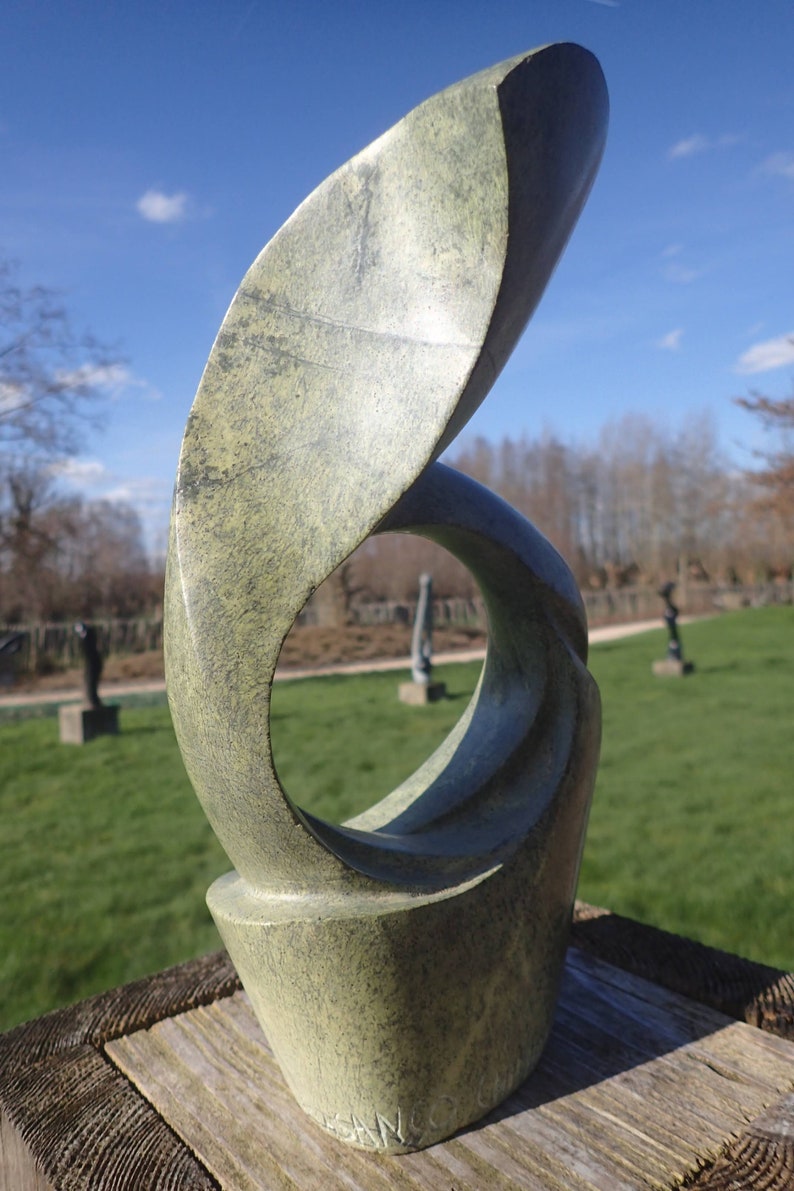 Abstract Sculpture Abstract Flower Stone Sculpture - Etsy