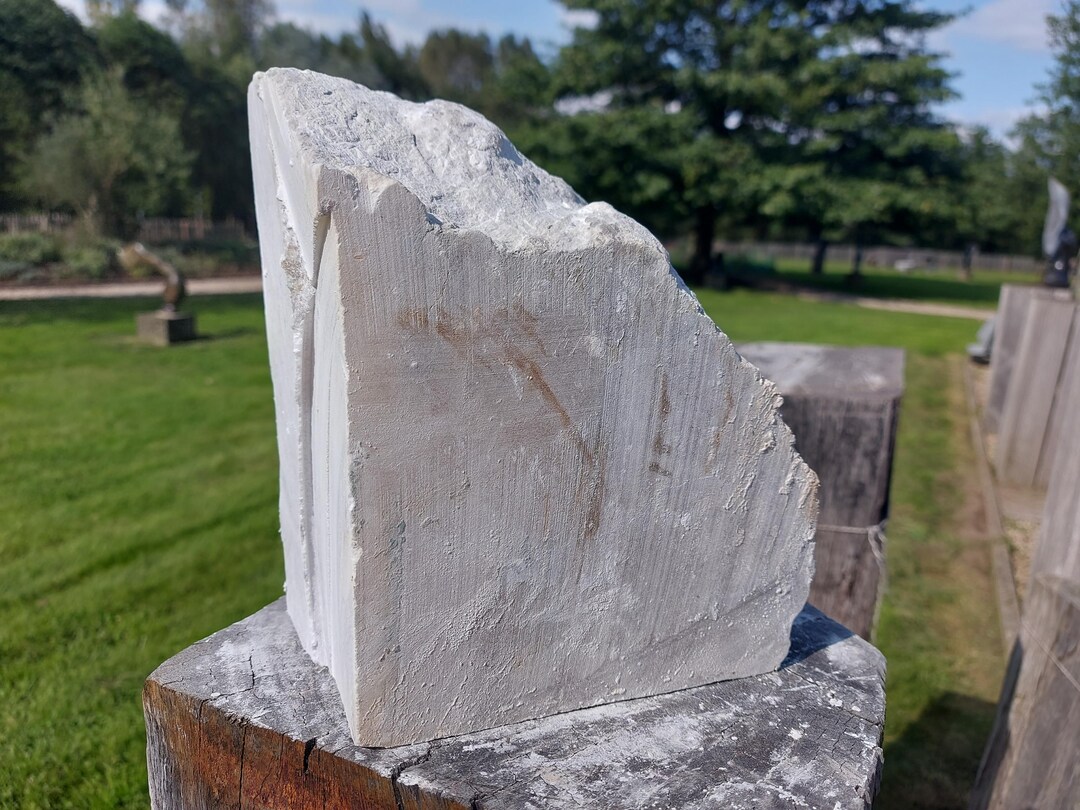 Alabaster Stone, Piece of Stone for Sculpting, White Transparent ...