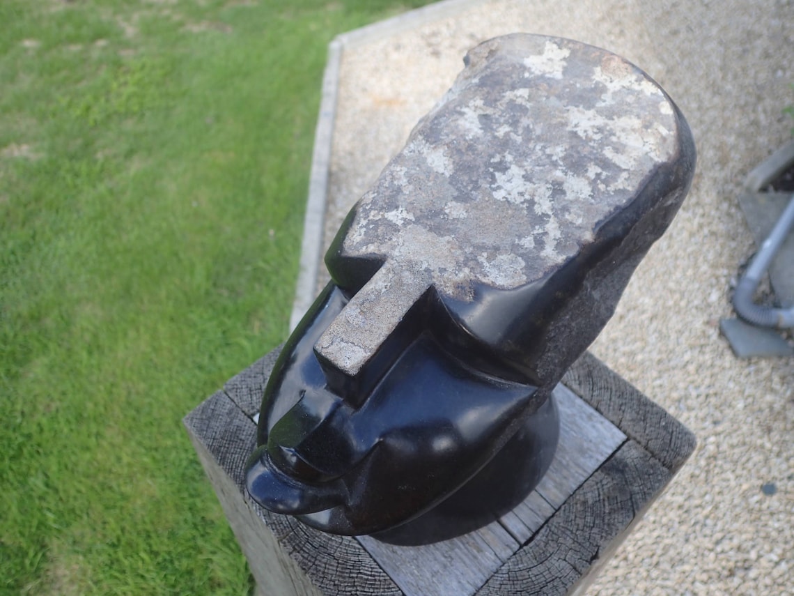 Stone Face Handcrafted Sculpture Fairtrade Zimbabwe - Etsy