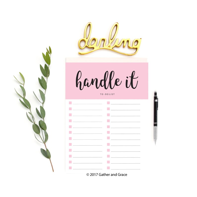 To Do List Printable Handle It Printable to Do List Handle - Etsy UK