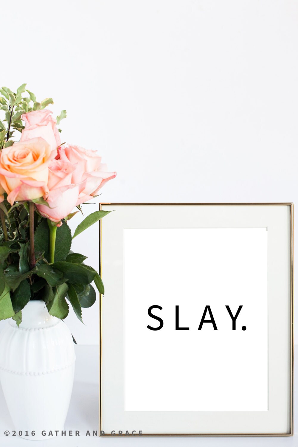 Slay Slay Printable Printable Quote Beyonce Inspired | Etsy