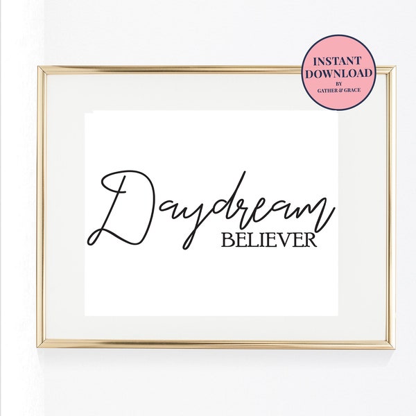 Daydream Believer - Etsy