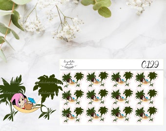 Coconut Girl Stickers - Etsy